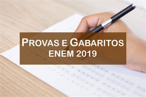 Enem 2019 Inscrição Edital Datas e Resultado