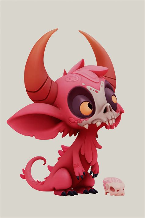Jubo Hwang Pink Demon Ai To 3d