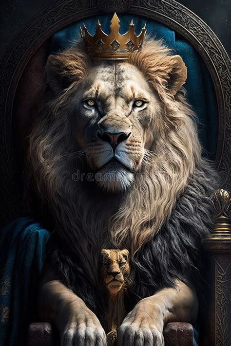 Lion King Jungle Crown Stock Photos Free Royalty Free Stock Photos
