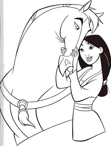 Desenhos Da Princesa Mulan Para Imprimir E Colorir