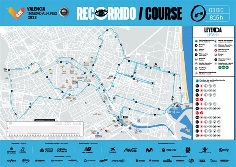 Horario recorrido y cortes de tráfico por el maratón de Valencia
