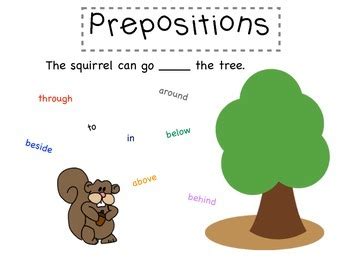 Prepositions Graphic Organizer By The Handout Factory TPT