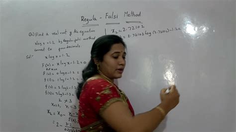 regula falsi method method of false position numerical methods youtube