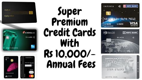 Super Premium Credit Cards With Rs 10000 Annual Fees HDFC Infinia