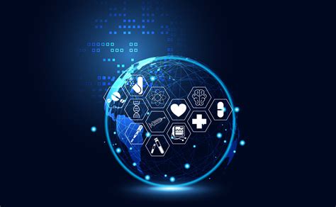 Abstract Health Medical Science Healthcare Icon Digital Technology