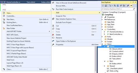 how to create view page in asp net mvc tutorial pics