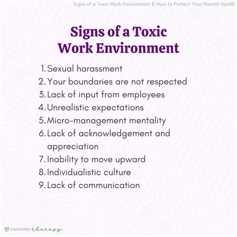 9 Signs Of A Toxic Work Environment How To Protect Your Mental Health