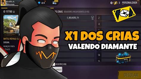 X1 DOS CRIA AO VIVO SALA PREMIADA VALENDO DIAMANTE JOGANDO