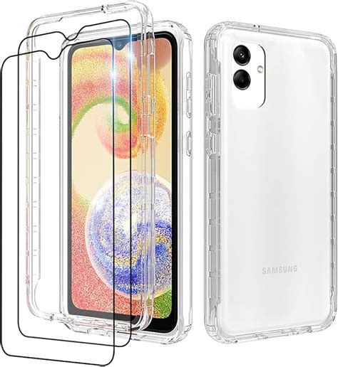 Dzxouui Funda Transparente Para Samsung Galaxy A04 Y Samsung A02
