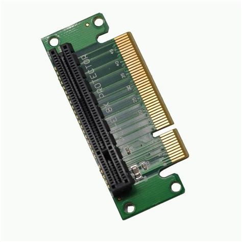 Carte Reseau Limics24 Adaptateur Pci E 8X Mâle Vers Femelle Riser
