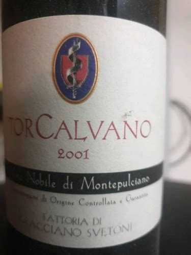 Fattoria Di Gracciano Svetoni Calvano Nobile Di Montepulciano Vivino