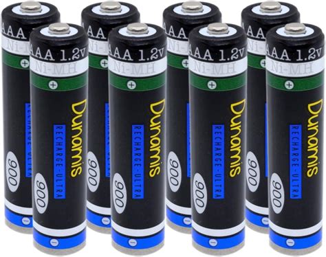4 Stück Dunamis Wiederaufladbare 2 3AA Solarlicht Akkus 1 2 V NiMH 2