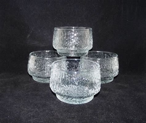 Ravenhead Glass Set Of 4 Sundae Dessert Dishes Or Bowls Etsy Glass
