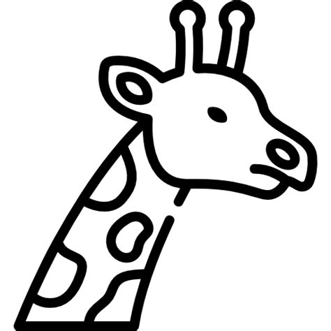 Icono De Jirafa Special Lineal