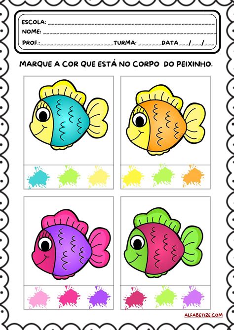 40 ATIVIDADES CORES PARA IMPRIMIR NA EDUCAÇÃO INFANTIL