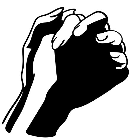 Praying Hands With Wings Svg