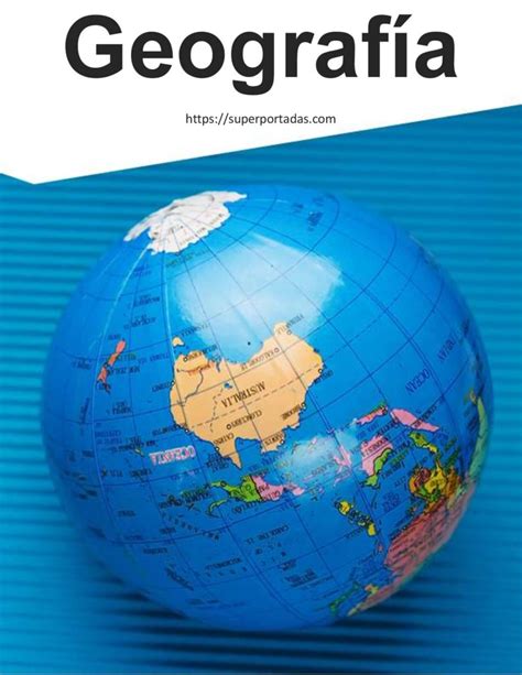 Portadas de geografía fáciles para imprimir secundaria eGobex