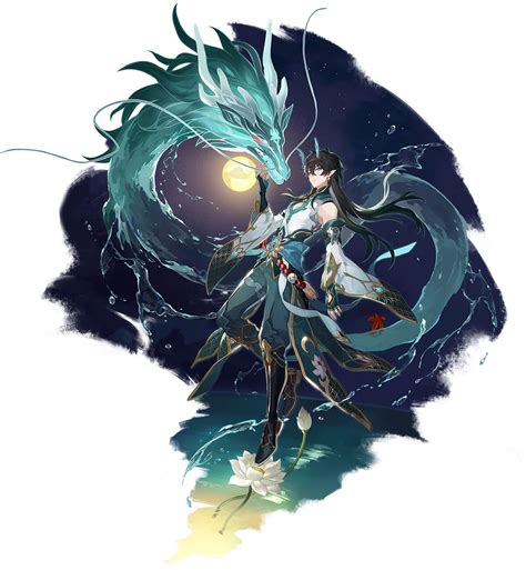 Dan Heng Imbibitor Lunae Splash Art Honkai Star Rail Art Gallery