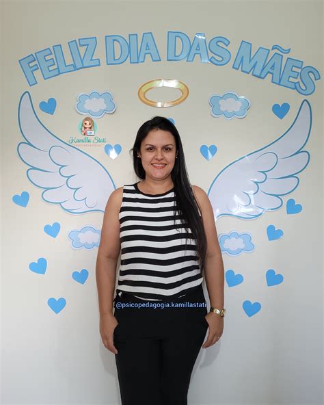 Asas para foto dia das mães Psicopedagoga Kamilla Stati