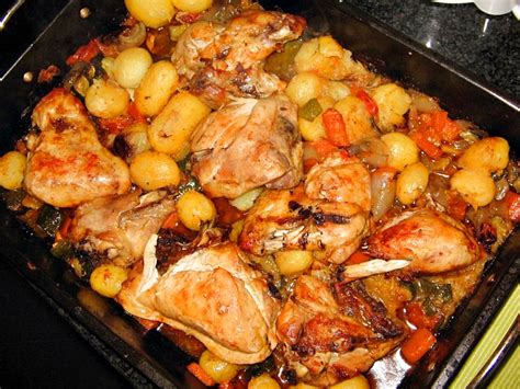 Receitas De Portugal Frango Legumes No Forno Sabores Da Nossa Terra