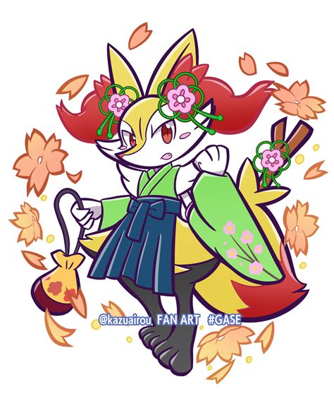 Braixen Pokemon Drawn By Kazuairou Danbooru