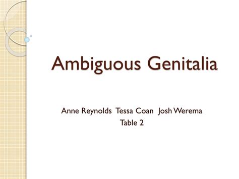 Ppt Ambiguous Genitalia Powerpoint Presentation Free Download Id8956753