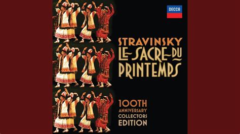 Stravinsky Le Sacre Du Printemps 1 L Adoration De La Terre Danse