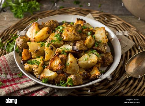 Homemade Roasted Jerusalem Artichoke Sunchokes With Garlic And Cheese