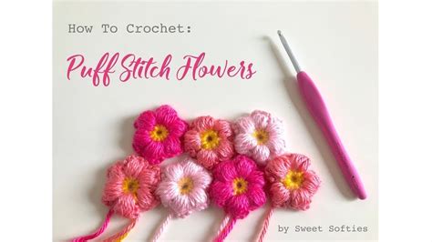 How To Crochet Puff Stitch Flowers A Step By Step Crochet Tutorial