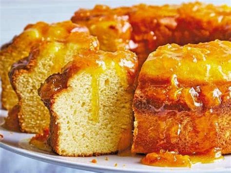 Panqué de naranja con nata