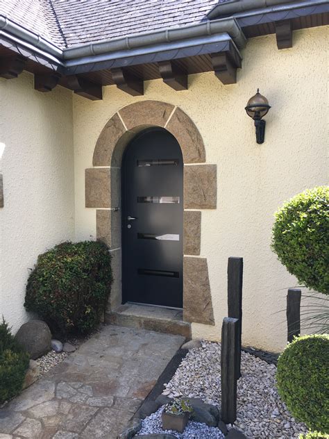 R Alisation D Une Porte D Entr E Sur Mesure En Mixte Aluminium Bois