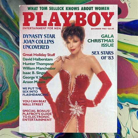 Vintage Playboy Magazine December 1983 Playmate Terry Nihen Joan