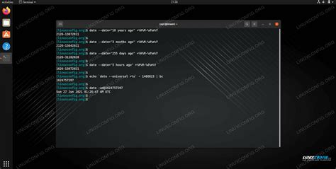 Aritm Tica De Suma Y Resta Con El Comando De Fecha De Linux