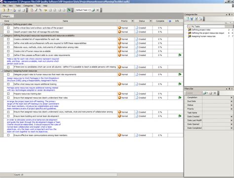 Project Human Resource Planning Checklist To Do List Organizer