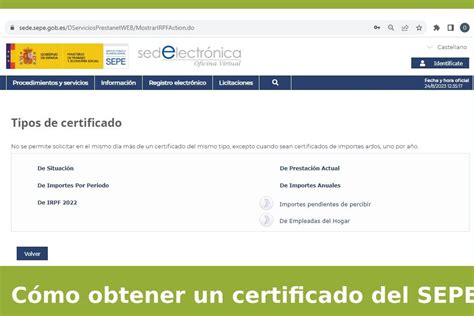 Guía completa Cómo obtener un certificado del SEPE INEM para la