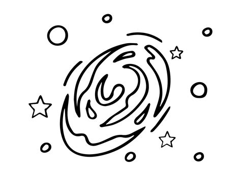 15 páginas para colorear de galaxias ColoringPagesOnly