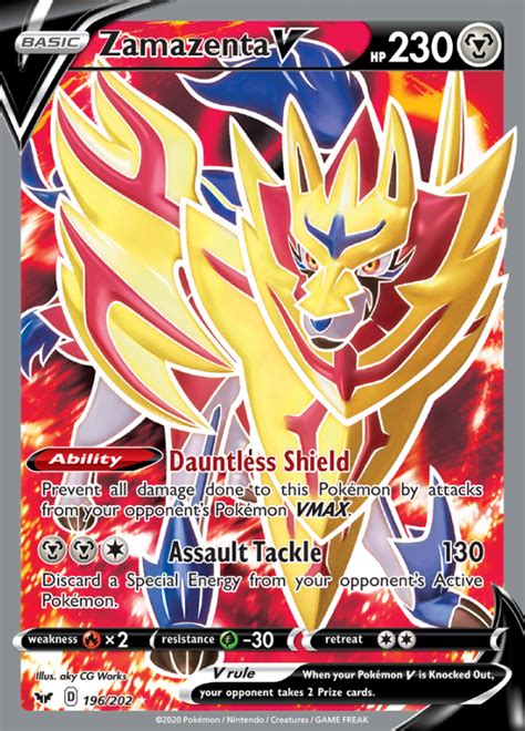 Zamazenta V Sword Shield Ultra Rare Pokemon TCG DigitalTQ