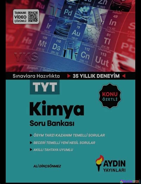 2023 Aydın Yayınları Tyt Kimya Soru Bankası Pdf İndir e Kitaplar ve