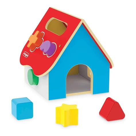 Casinha Did Tica Infantil Formas Geom Tricas Loja Zuza Brinquedos