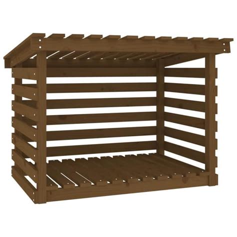 Abri De Jardin Chalet Bao Support Bois De Chauffage Marron Miel
