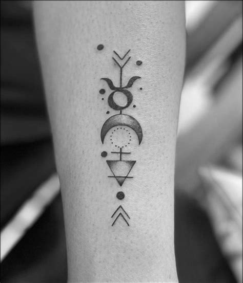 Taurus Constellation Wrist Tattoo