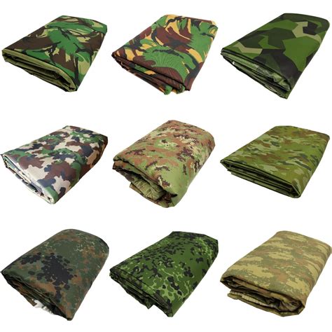 Camouflage Stoff Tarndruck Tarnmuster Flecktarn Militär Tarnstoff