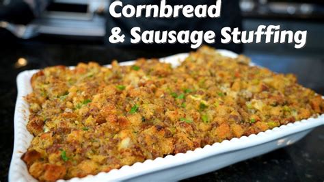 The Perfect Cornbread Sausage Stuffing Recipe YouTube