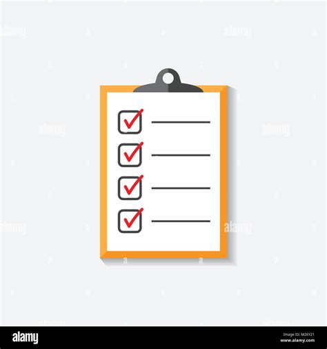 To Do List Icon Checklist Task List Vector Illustration In Flat Style