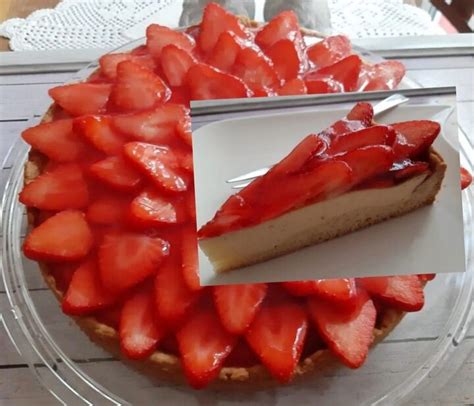 CROSTATA DA PASTICCERIA RICOTTA E FRAGOLE Dolce Ripieno Cremoso