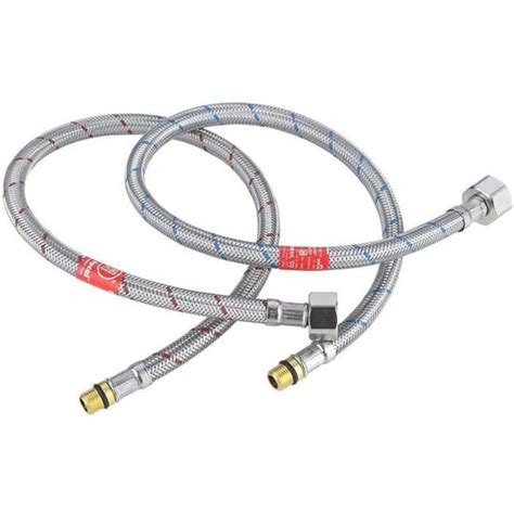 ARCORA Tuyaux De Raccordement Flexibles Robinets G3 8 X M10 X 50 Cm