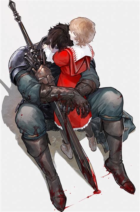 Clive Rosfield And Joshua Rosfield Final Fantasy And 1 More Drawn By