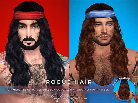 Sims 4 Maxis Match Curly Hair Male
