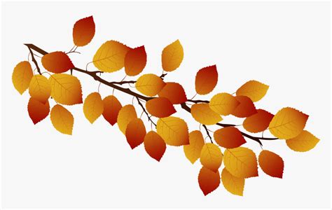 Autumn Branch Png Branch Of Fall Leaves Clipart Transparent Png