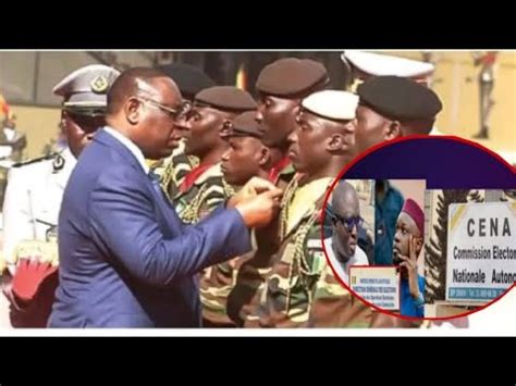 Le Pr Macky SALL fait ses adieux aux forces armées Sonko toujours
